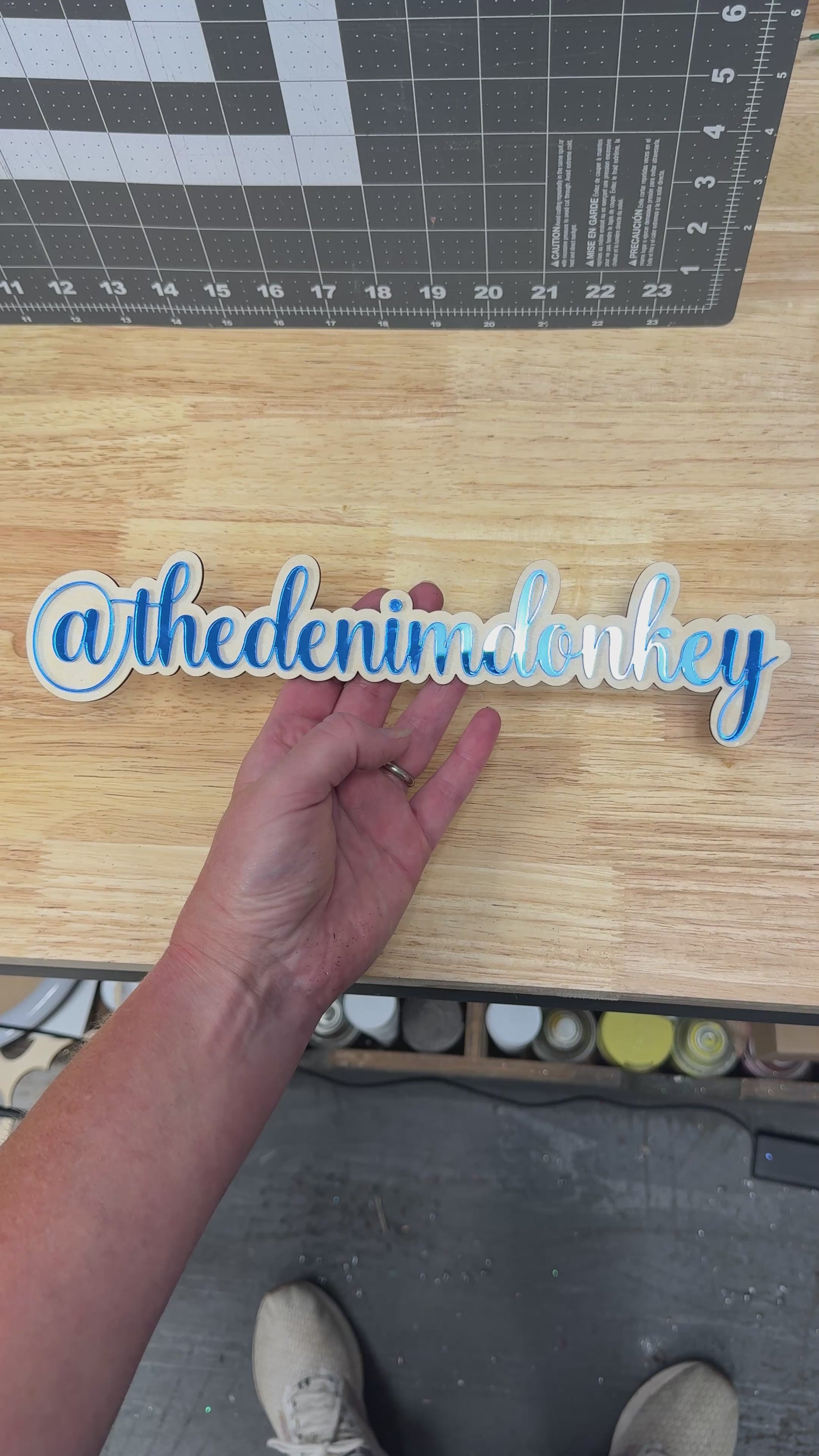 Custom Physical Watermark – The Denim Donkey
